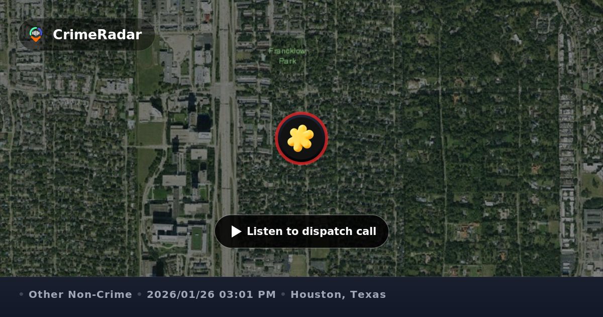 Tow request near West Sam Houston Parkway, Houston TX | CrimeRadar