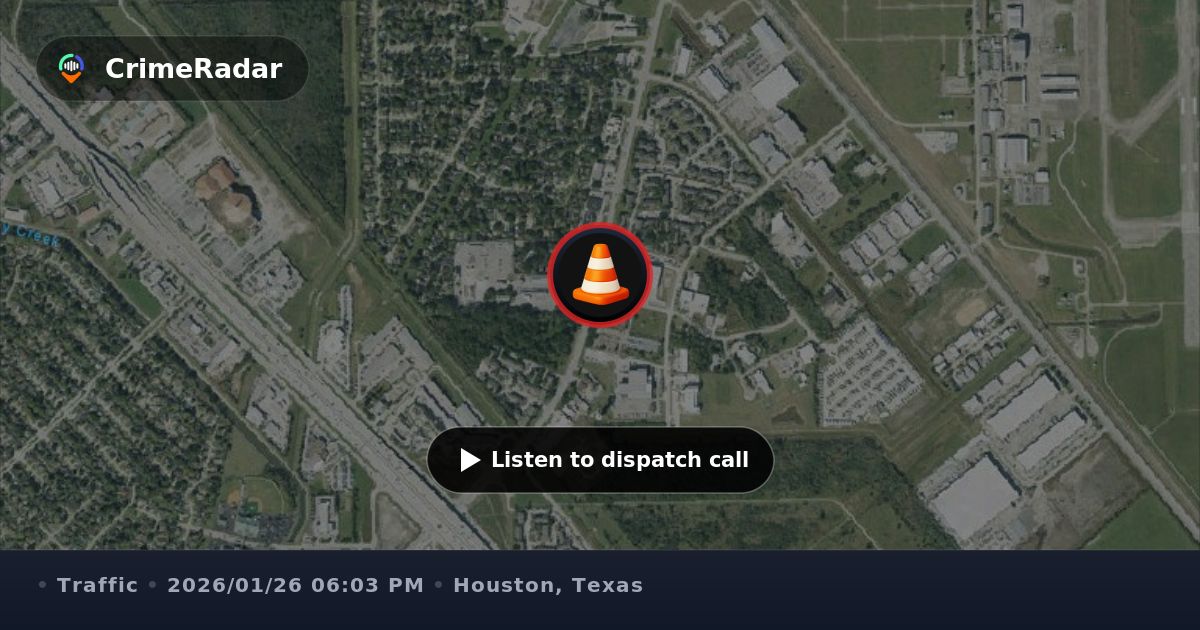 Traffic stop near Gulf Freeway, Houston TX | CrimeRadar