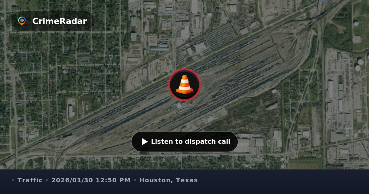 Traffic stop on Harris Street, Houston TX | CrimeRadar