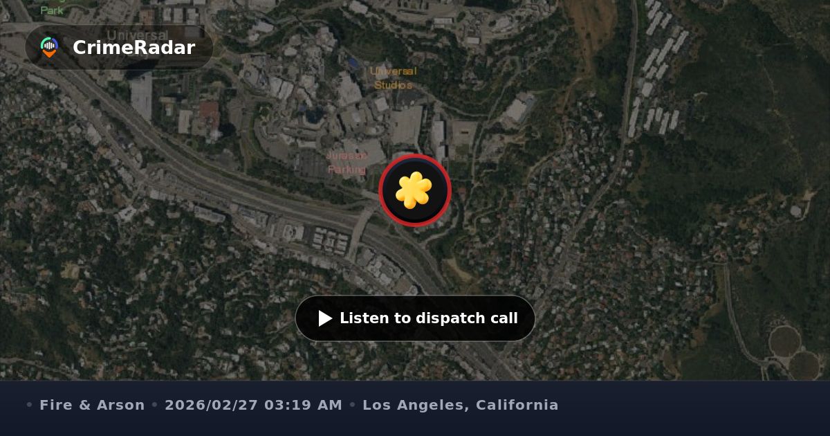 Fire alarm at Universal City Plaza food court, Los Angeles County CA ...