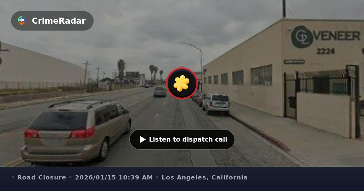 Utility damage prompts road closure on Slauson Ave, Los Angeles County ...