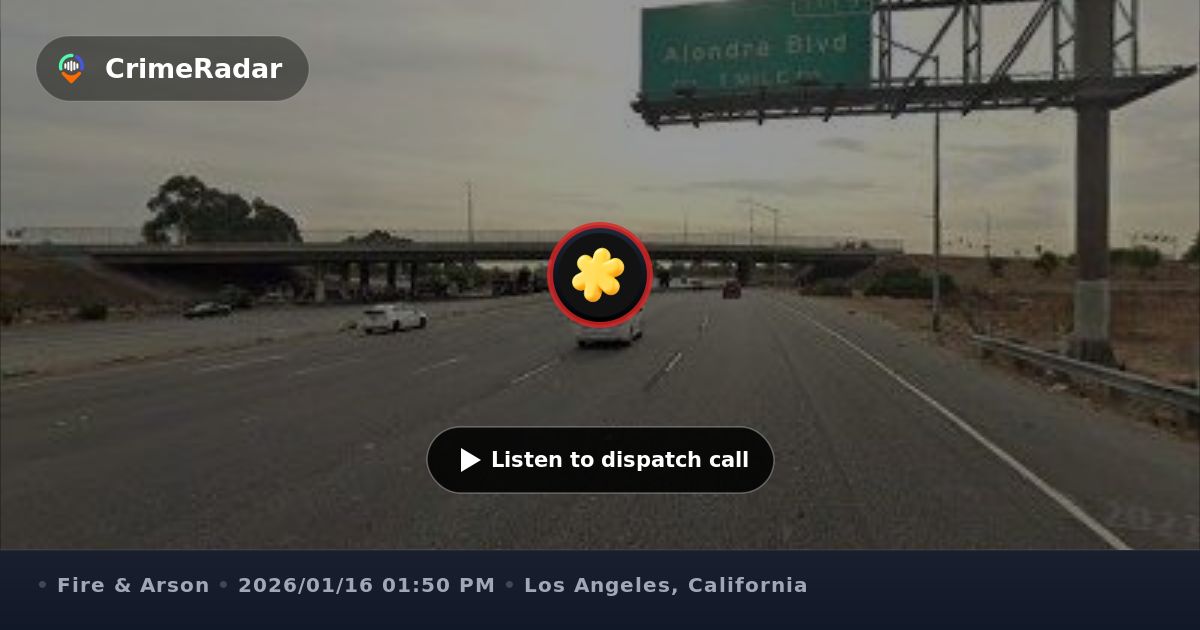 Fire crews respond to outdoor blaze near I-710, Los Angeles County CA ...