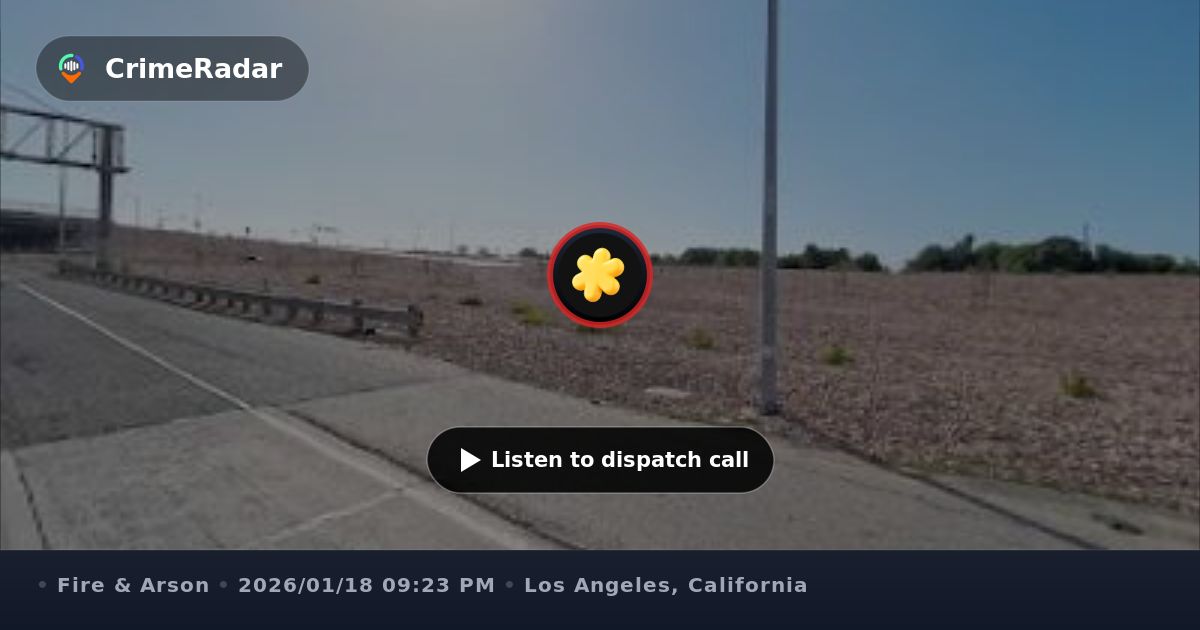 Vehicle fires reported on I-710 north of Olympic, Los Angeles County CA ...