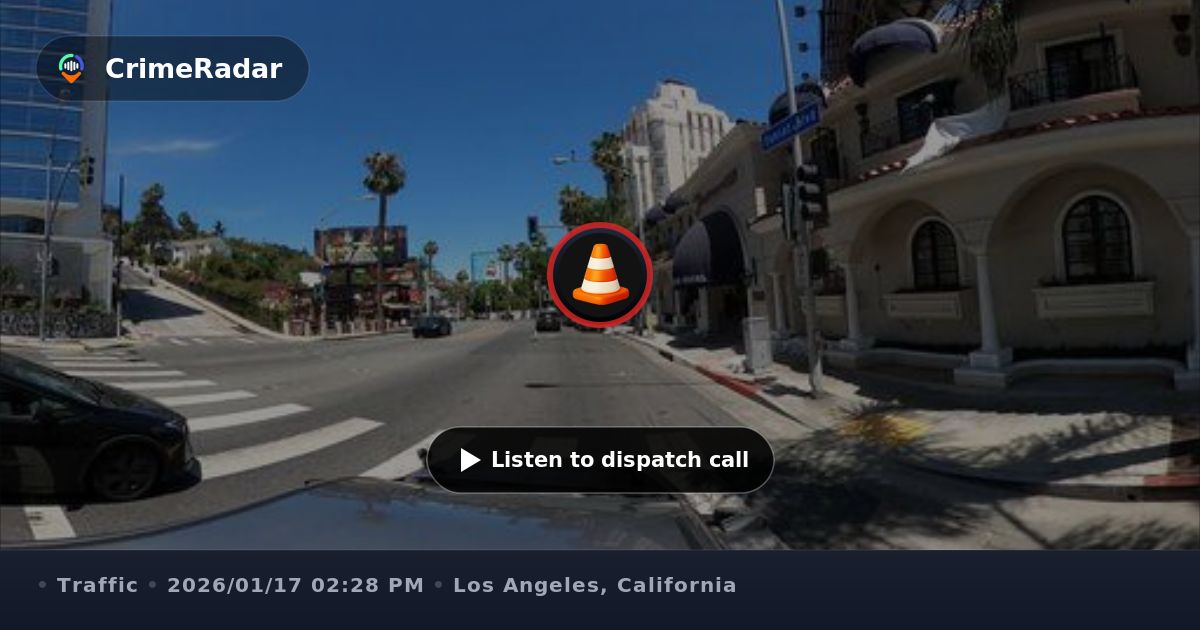 Traffic collision near Loma and Sunset, Los Angeles County CA | CrimeRadar