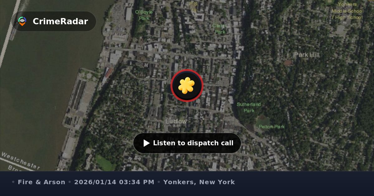 Gas leak reported near St Andrews Pl apartment, Yonkers NY | CrimeRadar