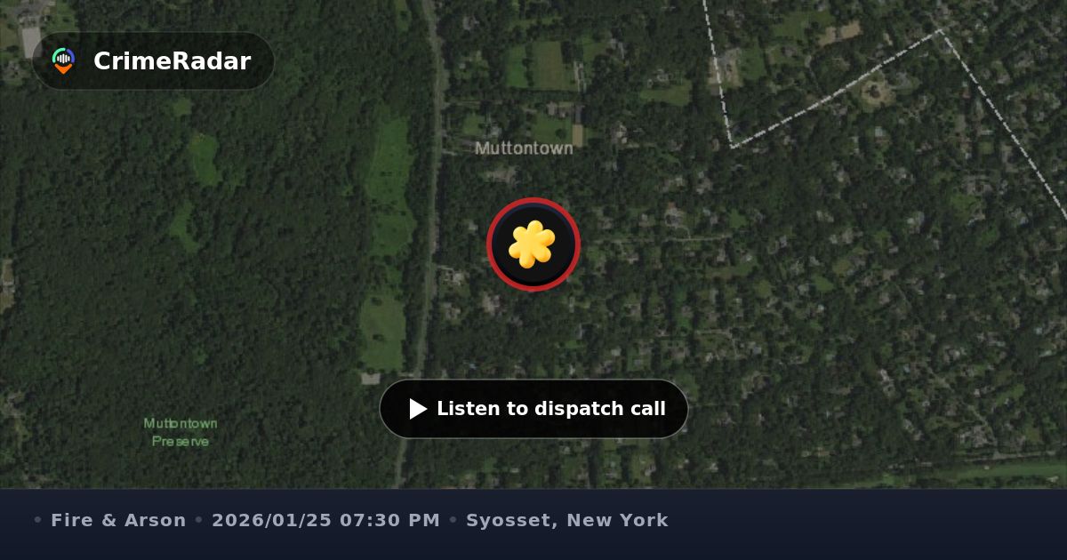 Fire units investigate possible gas odor in Syosset, Syosset NY ...