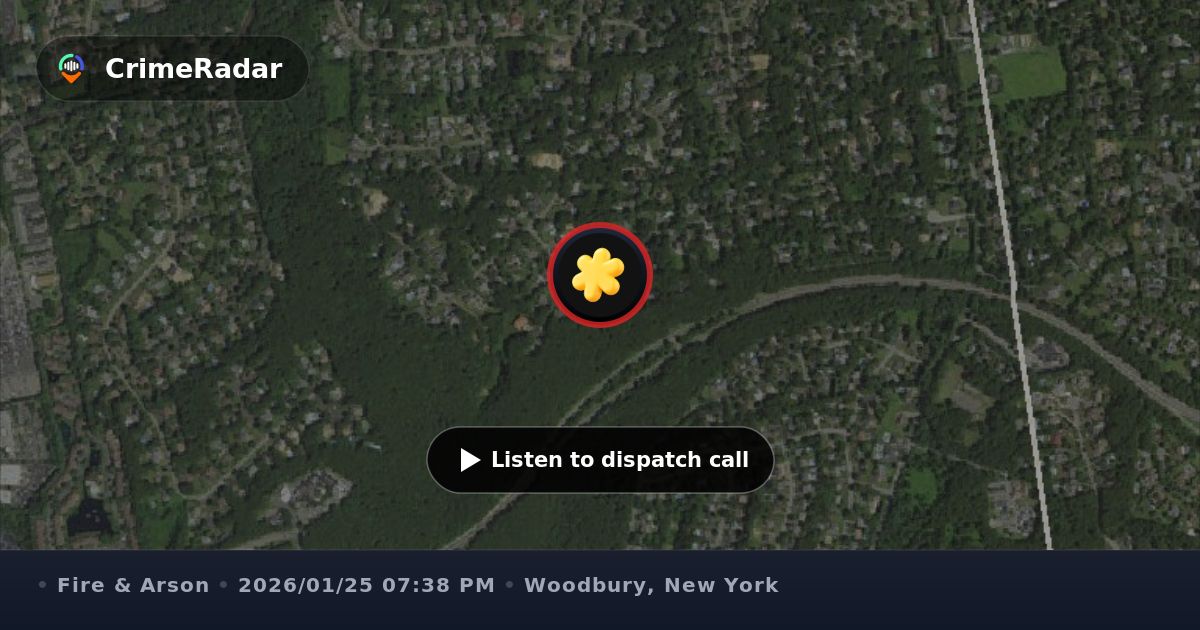 Apparent carbon monoxide alarm on Kodiak Dr, Woodbury NY | CrimeRadar