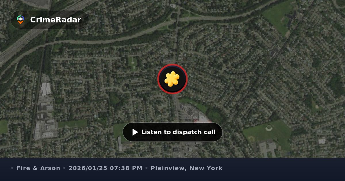 Possible carbon monoxide alarm at gym, Plainview NY | CrimeRadar