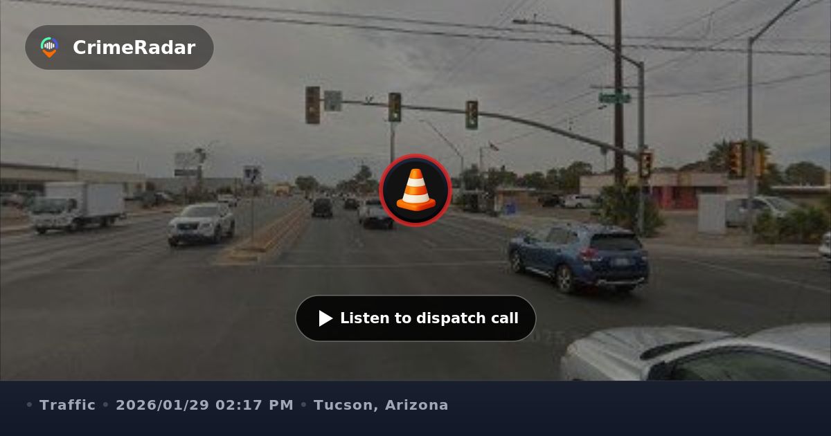 Traffic pursuit ends in collision near Oracle and Prince, Tucson AZ ...