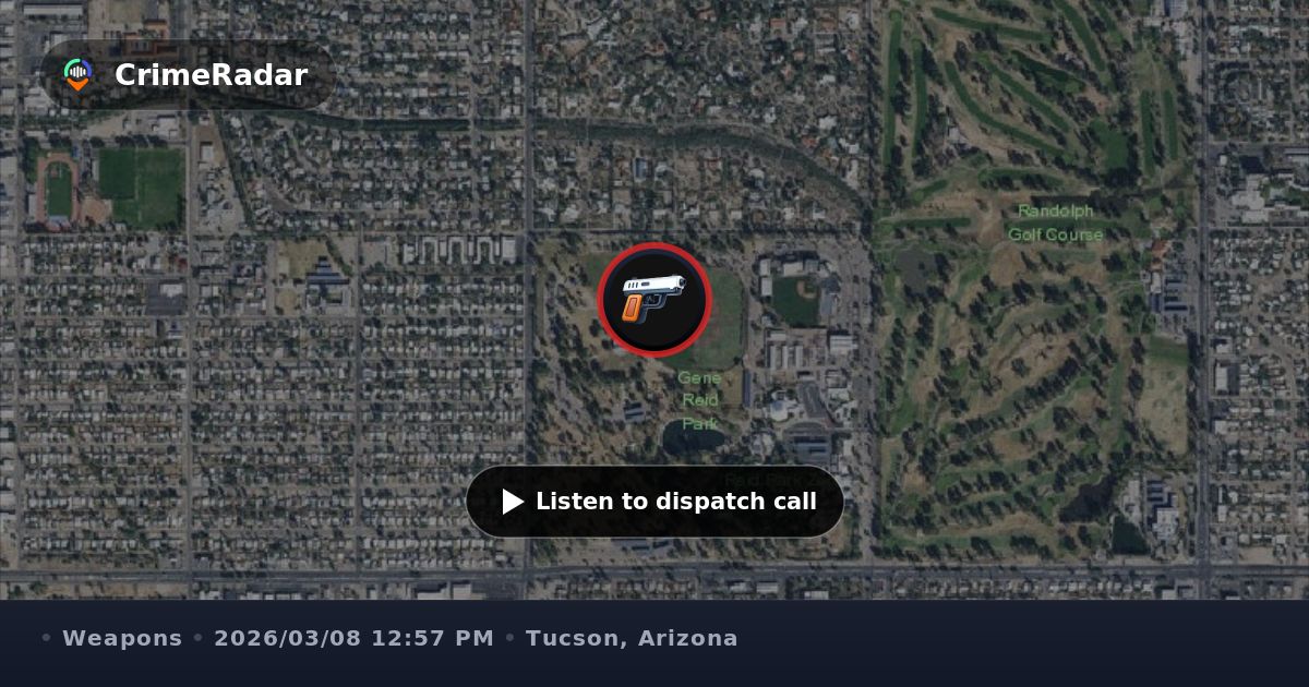 Man openly carrying long gun at Reid Park Zoo, Tucson AZ | CrimeRadar