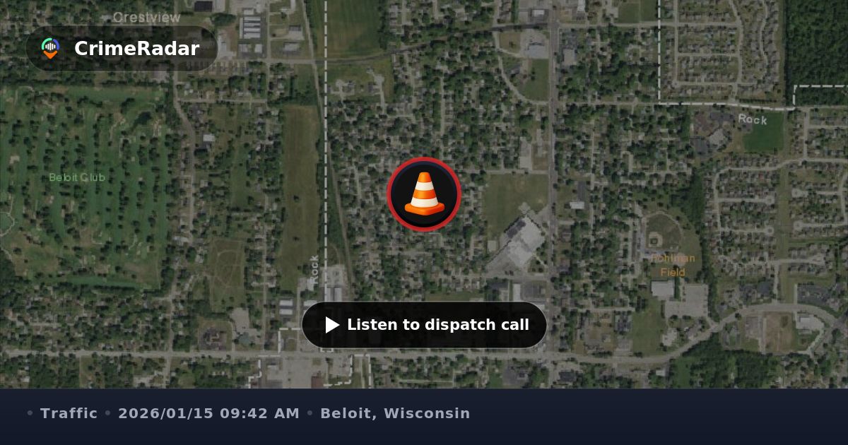 Traffic stop on Cranston Road, Beloit WI | CrimeRadar