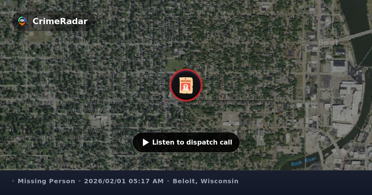 Officers search for missing boy near St Lawrence Ave, Beloit WI ...