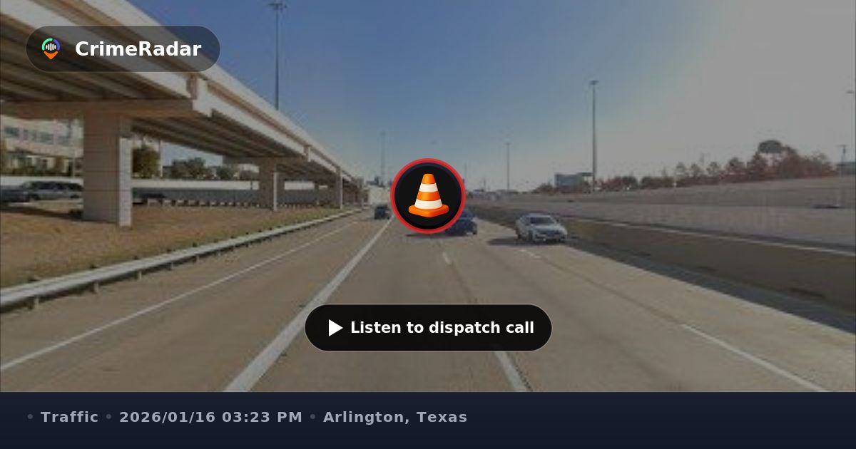 Two-vehicle crash on I-30 near Fielder, Arlington TX | CrimeRadar