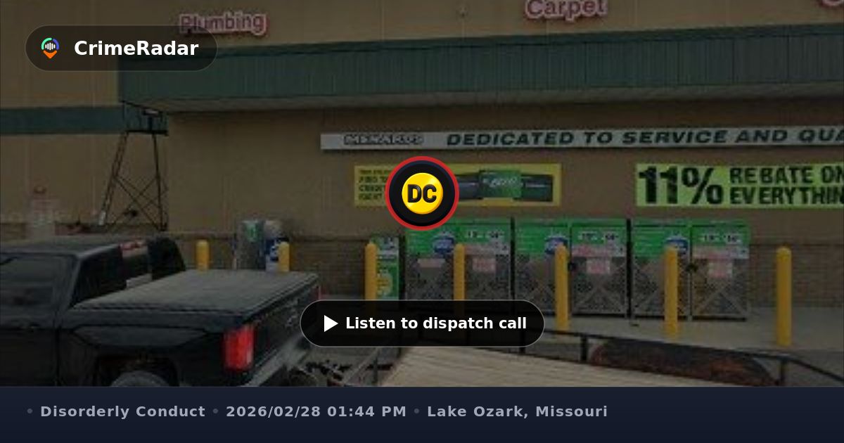 Follow-up on harassment report at Menards, Lake Ozark MO | CrimeRadar