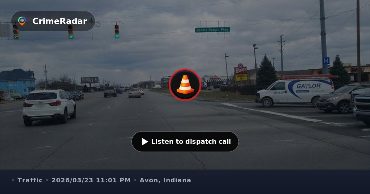 Traffic crash on East US 36 at Ronald Reagan Parkway, Avon IN | CrimeRadar