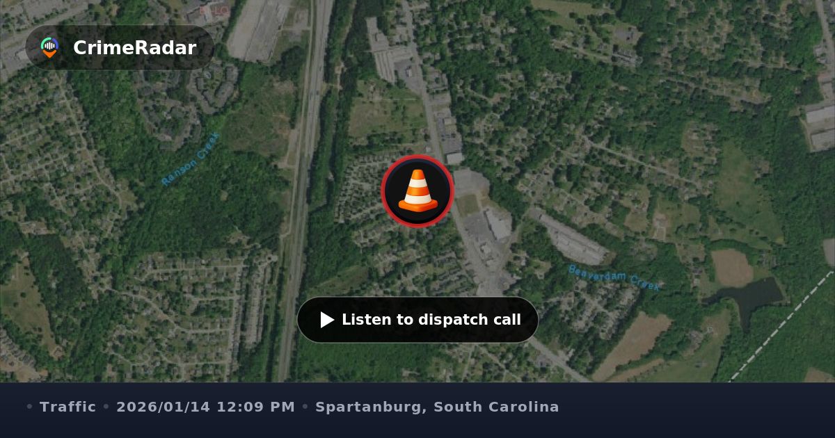 Traffic accident near Church Road and Angel Drive, Spartanburg County ...