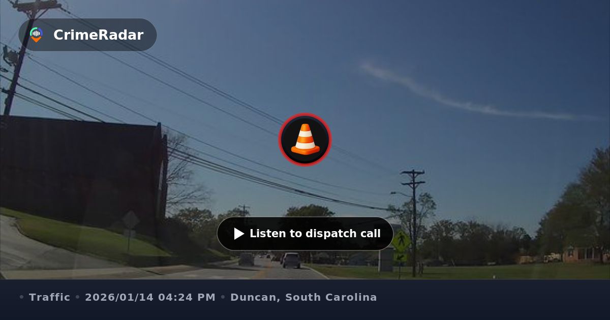Apparent vehicle crash near East Main and I-85, Duncan SC | CrimeRadar