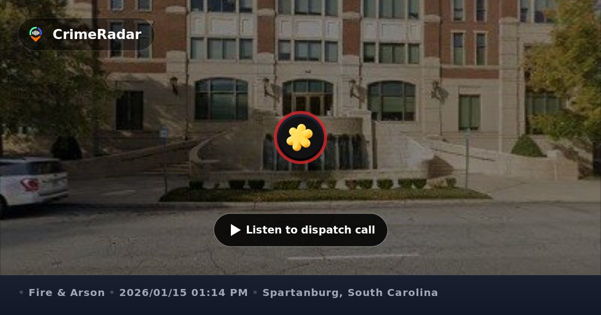 Utility trailer fire near Main St and QT, Spartanburg SC | CrimeRadar