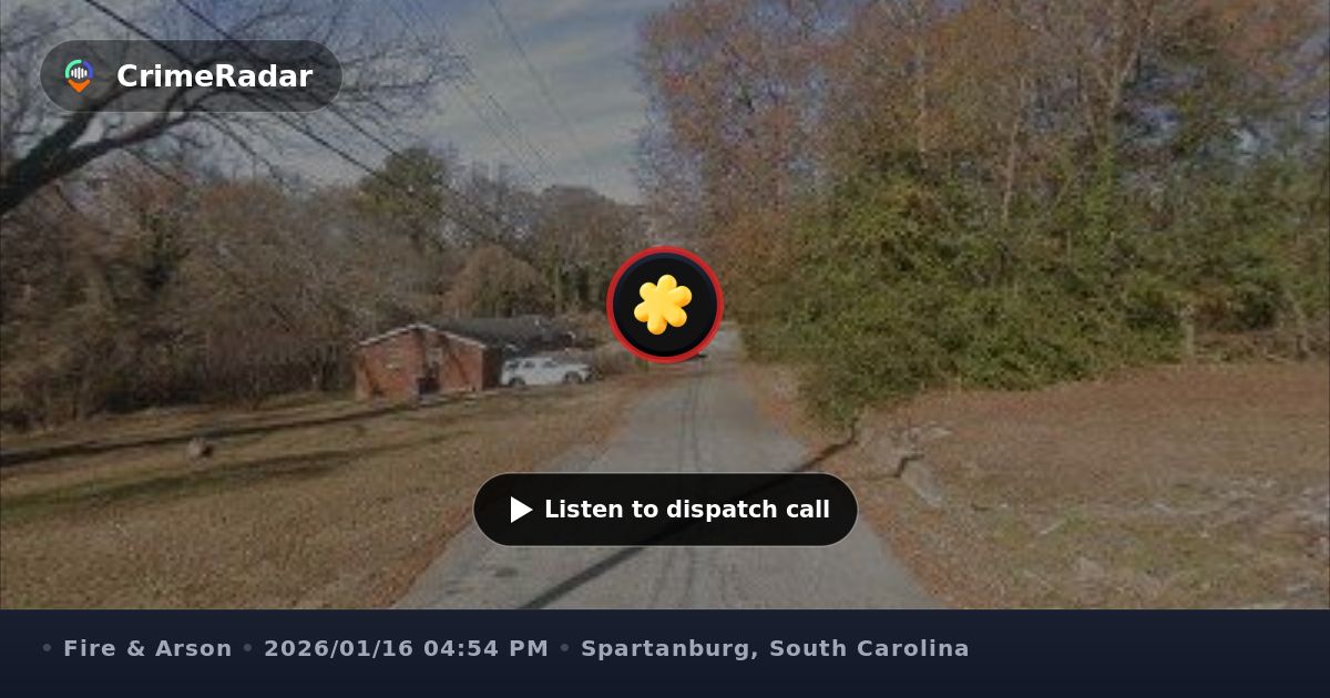 Crews coordinate fire response near Washington St, Spartanburg SC ...