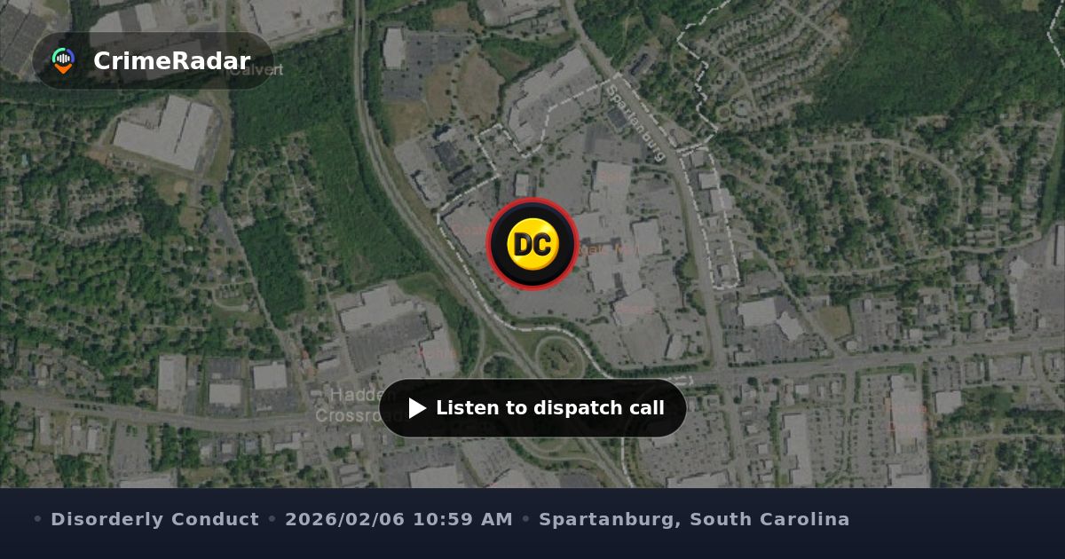 Loud disturbance reported near Willis Trace Road, Spartanburg SC ...