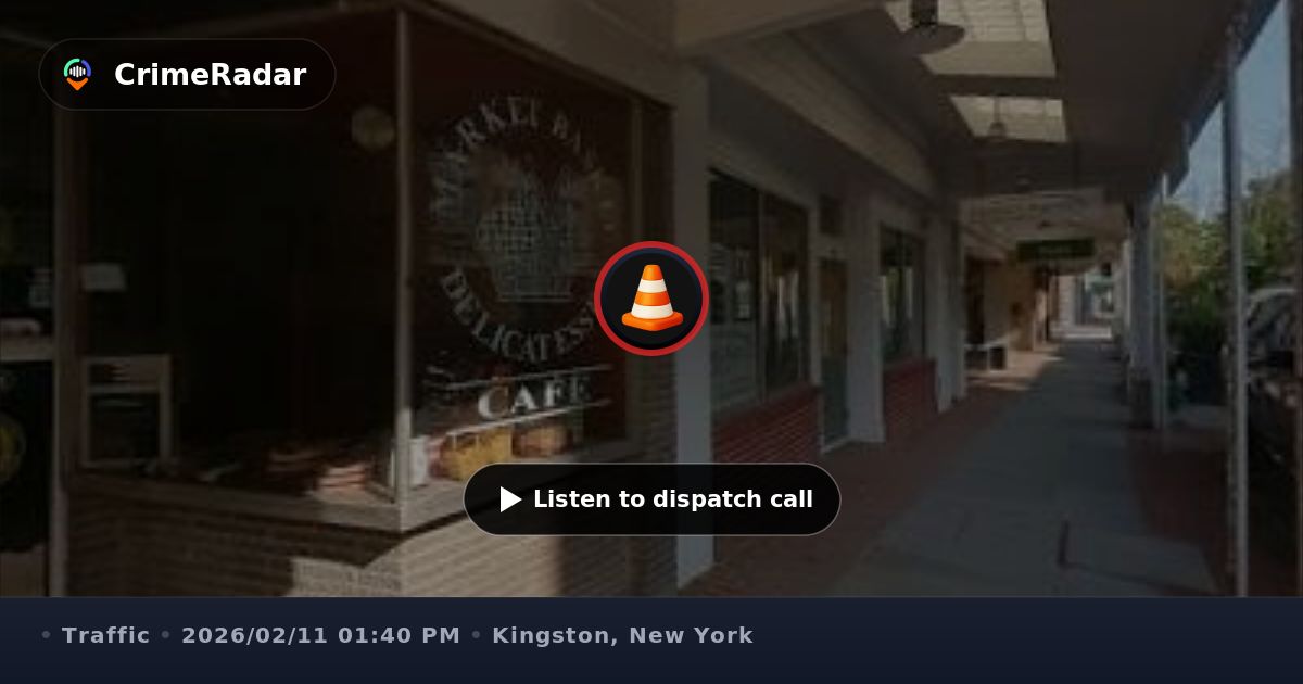 Two-car crash with injury at thruway interchange, Kingston NY | CrimeRadar