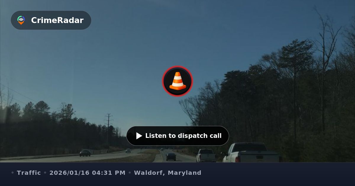 Crash near St Charles Parkway and Everglades Drive, Waldorf MD | CrimeRadar