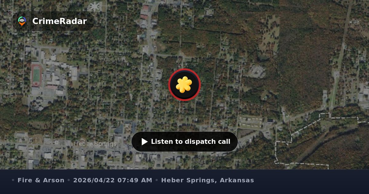 Smoke reported on Goat Island near boat ramp, Heber Springs AR | CrimeRadar