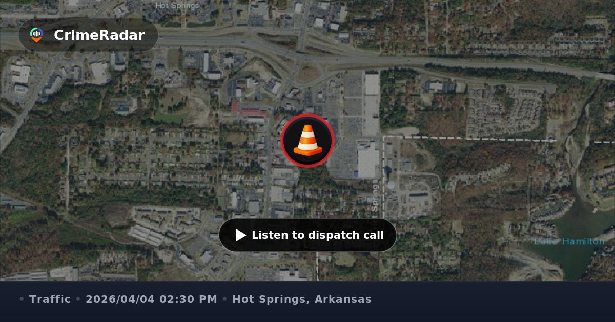 Two-vehicle crash at Walden's Meat Market, Hot Springs AR | CrimeRadar