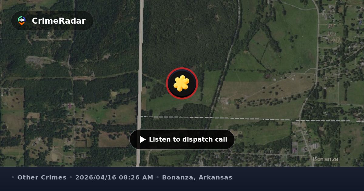 Animal complaint at business on West Woodson Avenue, Bonanza AR ...