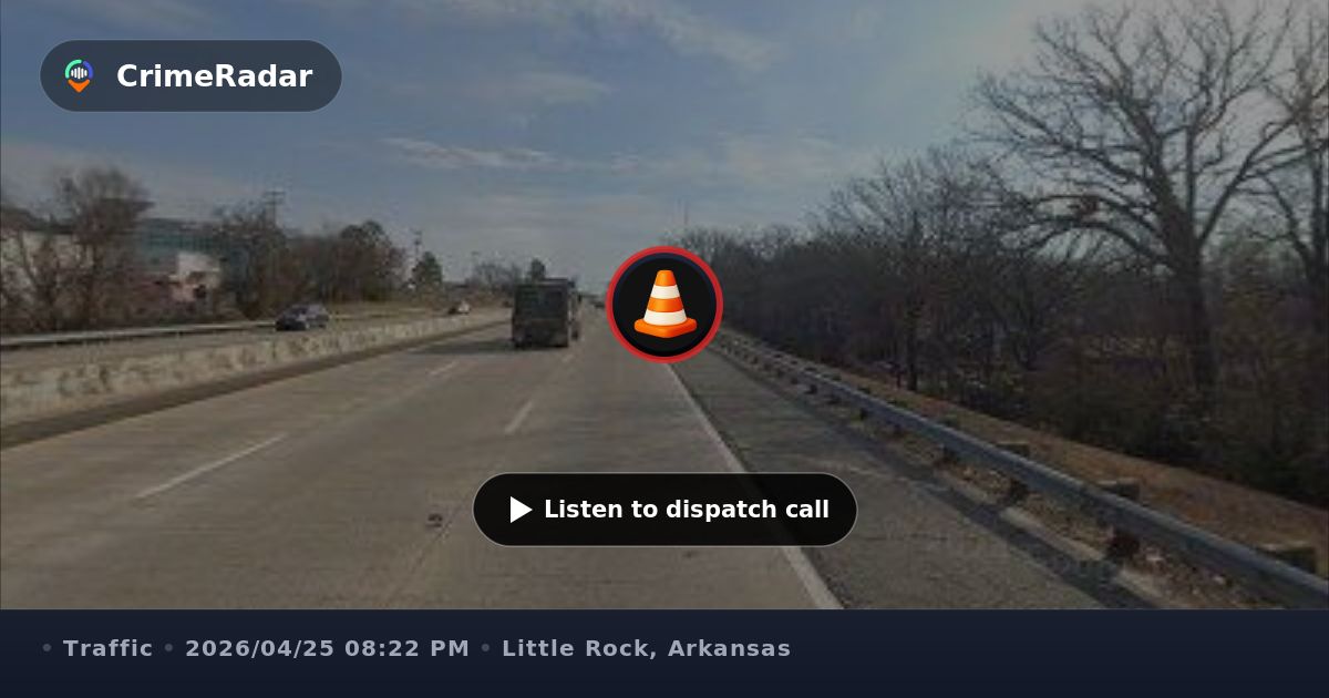Vehicle crash on I-630 westbound at Chester exit, Little Rock AR ...