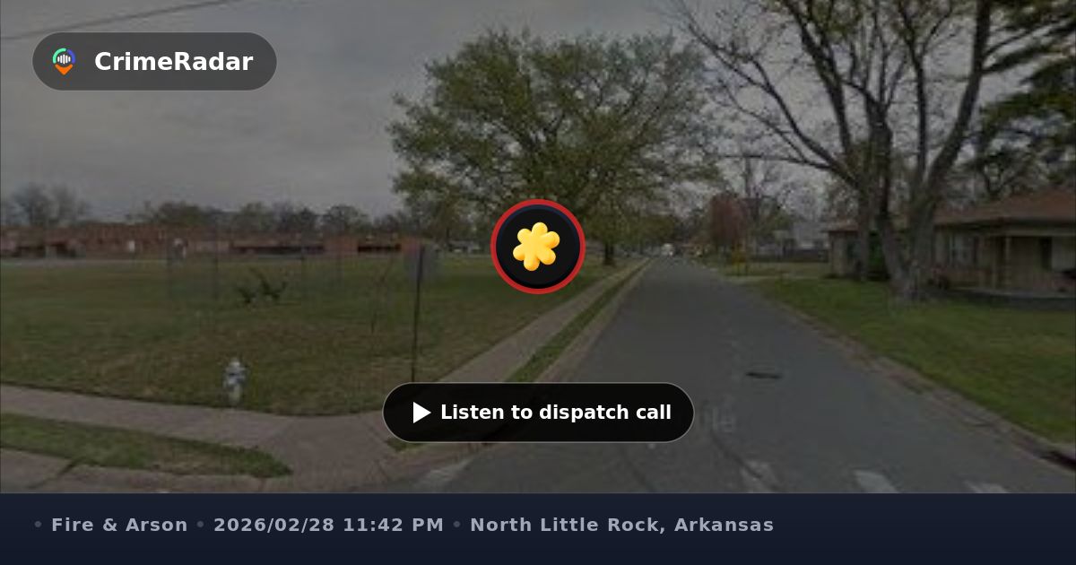 Firefighters battle house fire on School Street, North Little Rock AR ...