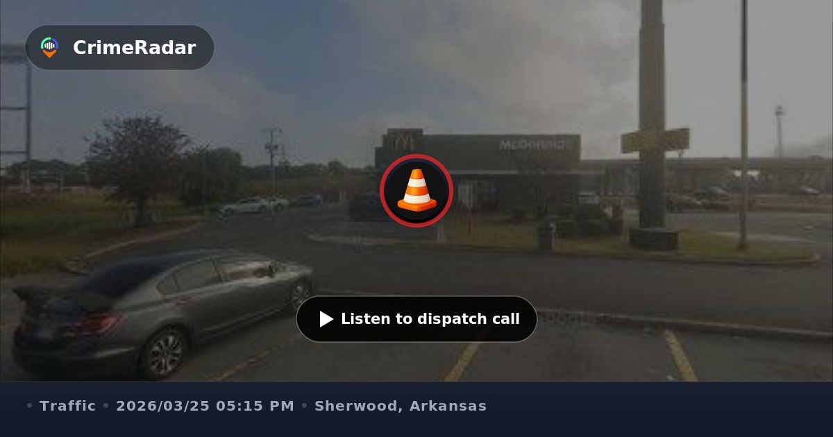 Two-vehicle crash in fast-food drive-through, Sherwood AR | CrimeRadar