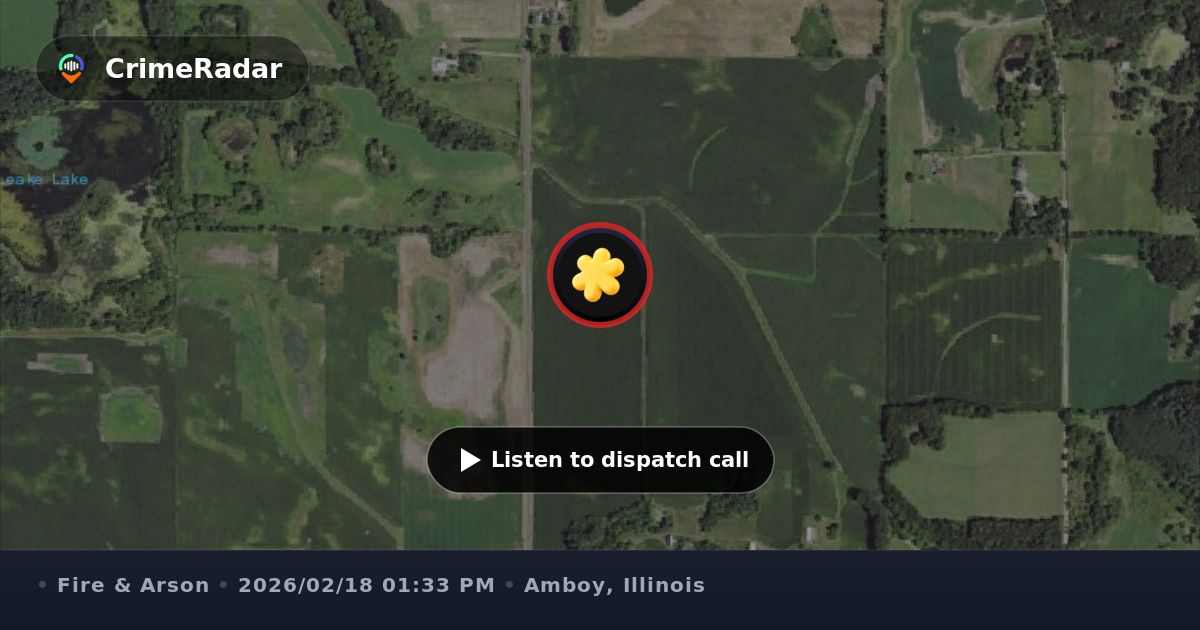 Front yard fire reported on Shaw Road in Amboy, Amboy IL | CrimeRadar