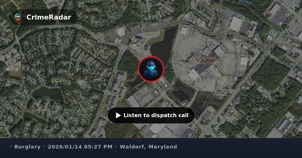 Alarm fault leads to response at Charlestown Plaza, Waldorf MD | CrimeRadar