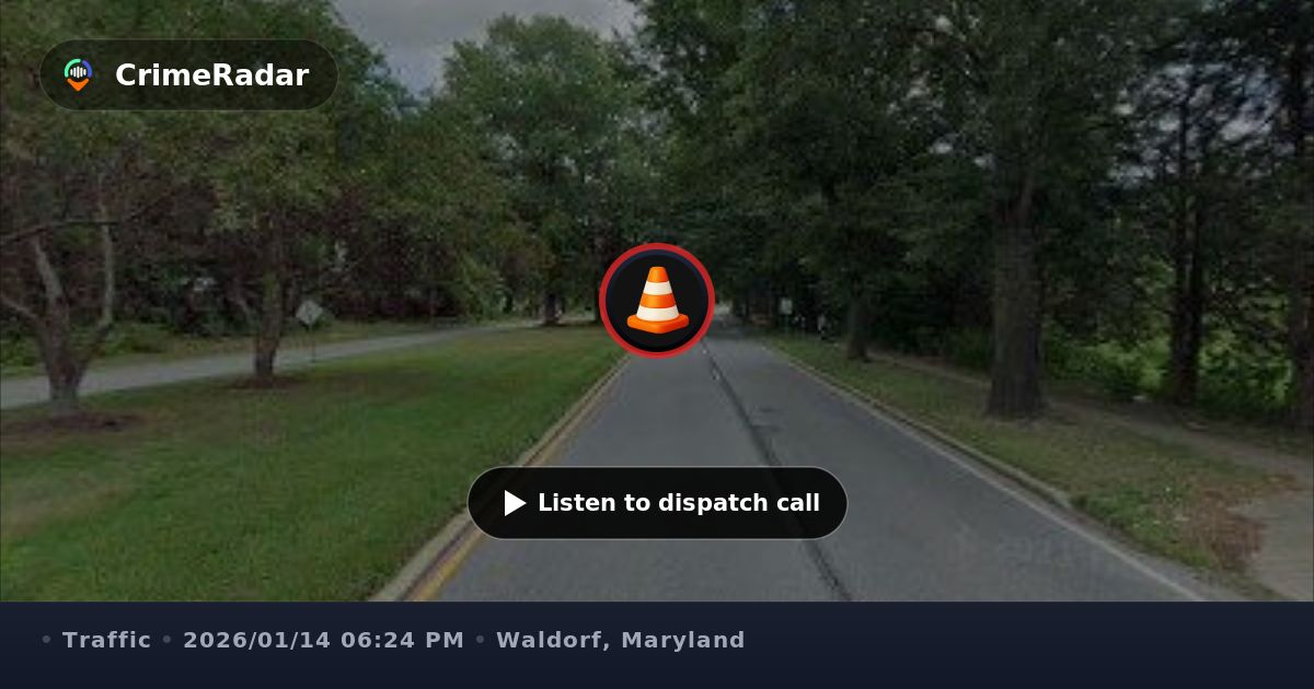 Officers conduct traffic stop near Smallwood Dr, Waldorf MD | CrimeRadar