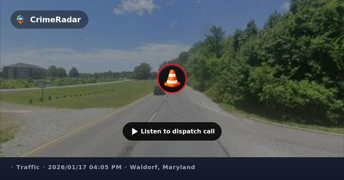 Vehicle fire follows crash near St Charles Pkwy, Waldorf MD | CrimeRadar