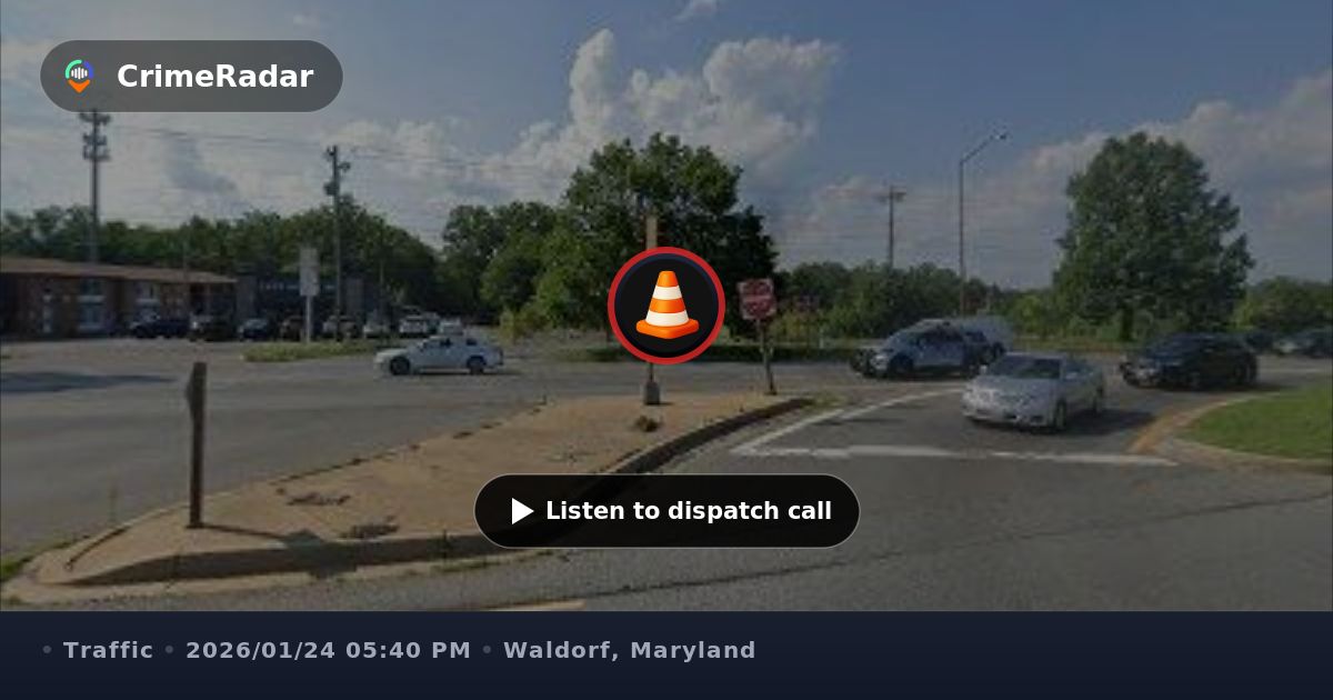 Vehicle strikes light pole on Crain Highway, Waldorf MD | CrimeRadar