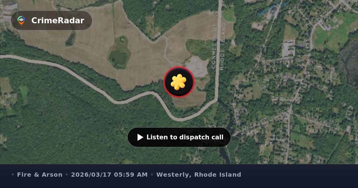 Wires down at two locations in Westerly, Westerly RI | CrimeRadar