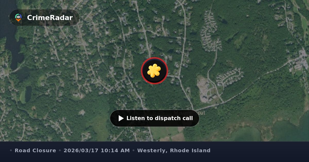 Wire down reported on Winnapaug Road, Westerly RI | CrimeRadar