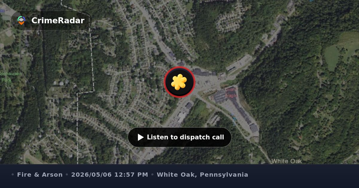 Fire alarm activation at Cool Springs Drive, White Oak PA | CrimeRadar