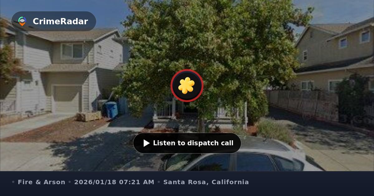 Fire crews investigate roof smoke near Trombetta St, Santa Rosa CA ...