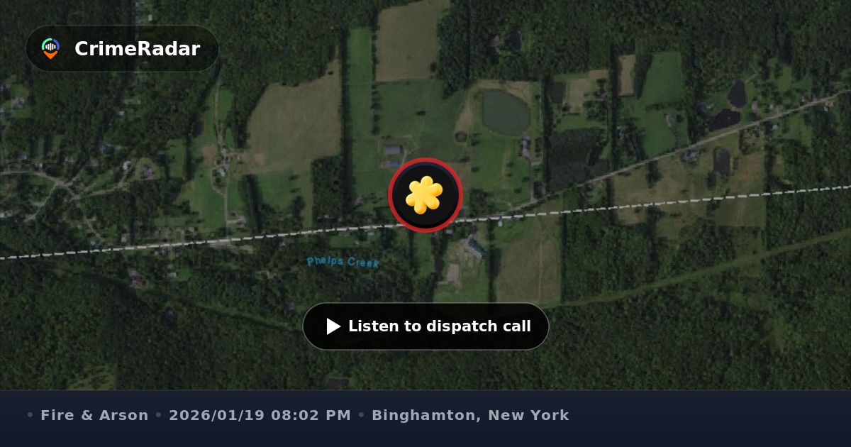 Fire alarm malfunction prompts fire watch near Nolan Rd, Binghamton NY ...