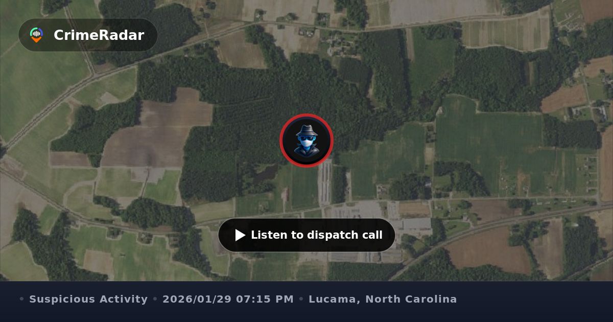 Deputies check on suspicious vehicle near Simpson Rd, Lucama NC ...