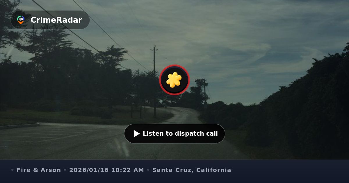 False fire alarm near Shell Dr, Santa Cruz County CA | CrimeRadar