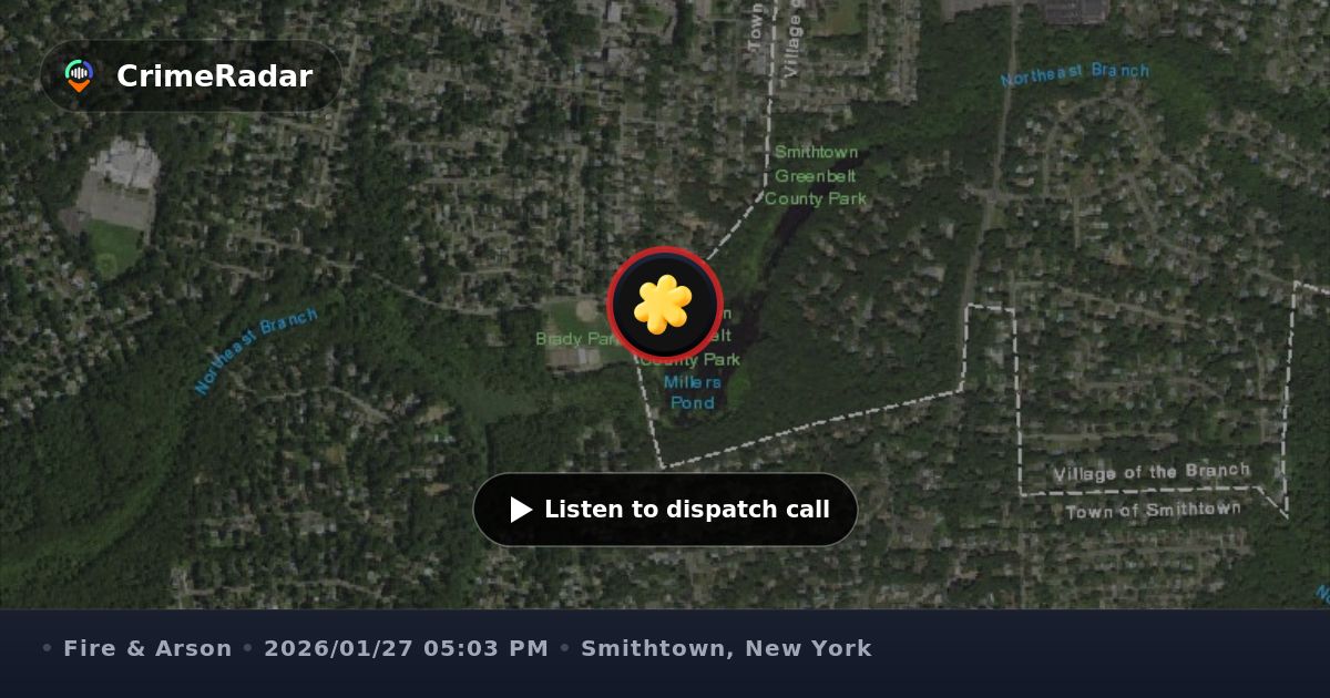 Fire crews respond to false alarm on Broadway, Smithtown NY | CrimeRadar