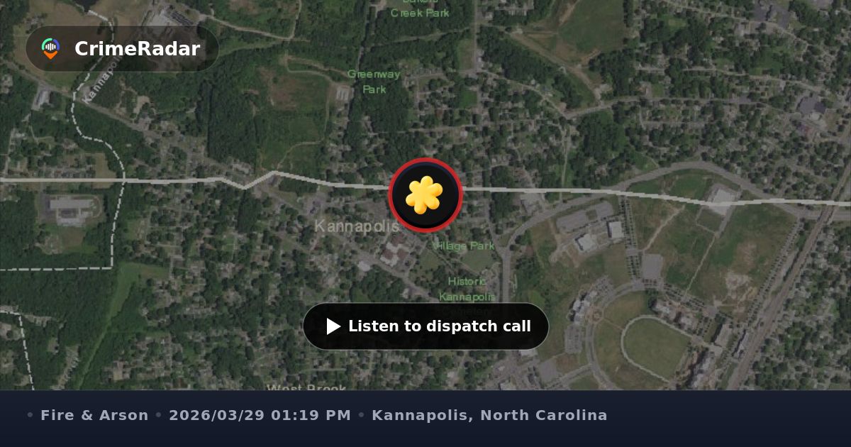 Report of illegal burn at Echo and Orangewood, Kannapolis NC | CrimeRadar