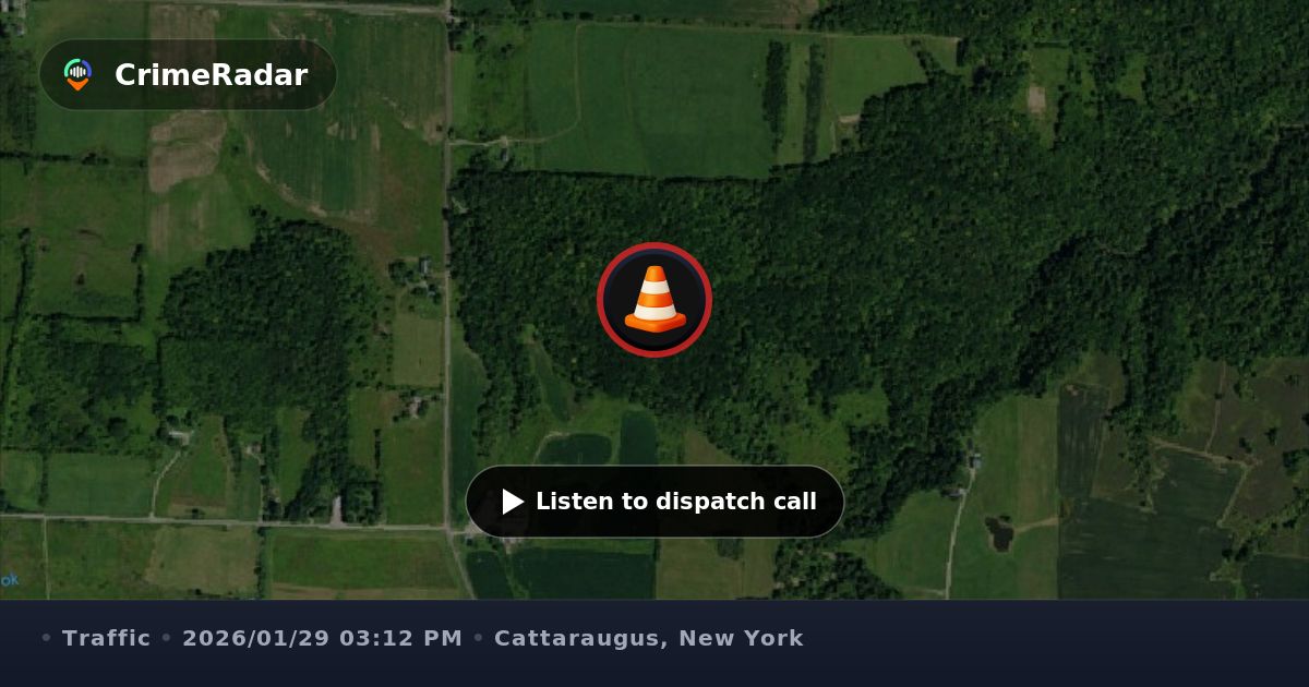 Car accident with possible injury near Hammond Hill Rd, Cattaraugus ...