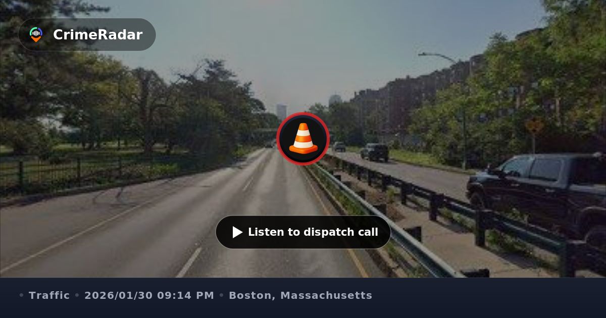 Traffic issue reported on Storrow Drive, Boston MA | CrimeRadar