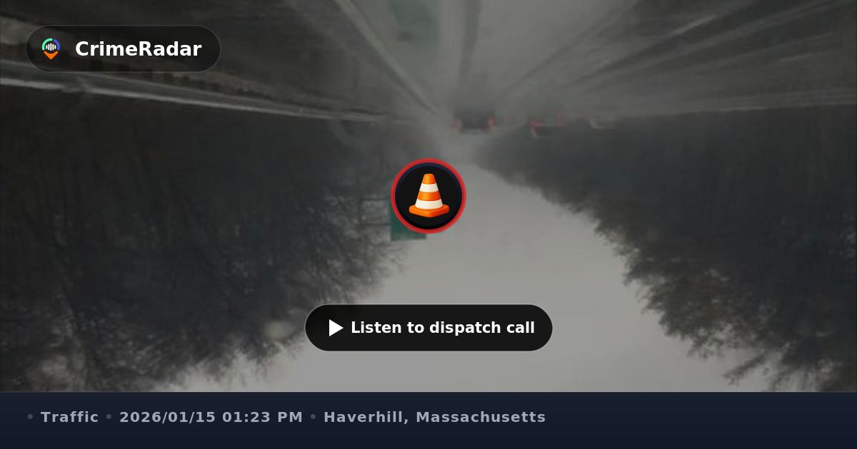 Possible hit-and-run on I-495 near Ward Hill, Haverhill MA | CrimeRadar