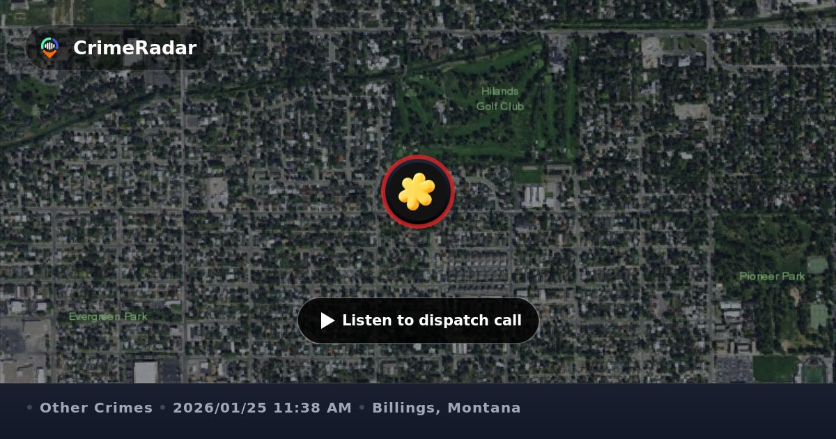 Animals left unattended at Grand Ave parking lot, Billings MT | CrimeRadar